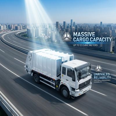 China 10CBM Compressed Garbage Collection Truck , LHD 4X2 Refuse Collection Vehicle for sale