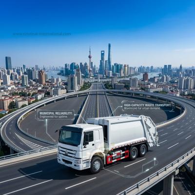 China Waste Collection Vehicle Carriage Removable Garbage Disposal Vehicles 20-25 CBM for sale