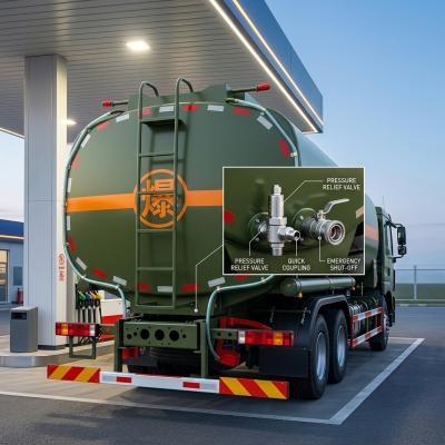 China SINOTRUK 30CBM Oil Fuel Tanker Truck Computer Refueling Mobile Fuel Trucks Oil Tanker for sale