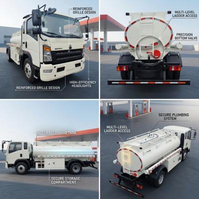 China HOWO 4×2 Light Truck 5-6CBM LHD 160HP for sale