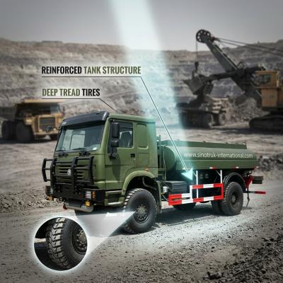 China Gasoline Transporting Oil Tank Truck / Petroleum Tanker Trucks 4X4 LHD SGS Approved for sale
