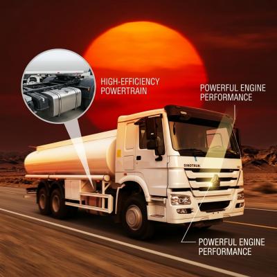 China SINOTRUK HOWO Fuel Tank Truck 20 Tons , 6X4 LHD Euro2 290HP Mobile Fuel Trucks for sale