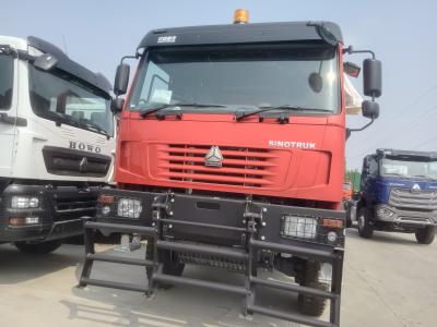 China 430HP Red HOWO 6*6 All-Wheel Drive Dump Truck with Ghost-Face Cab for sale
