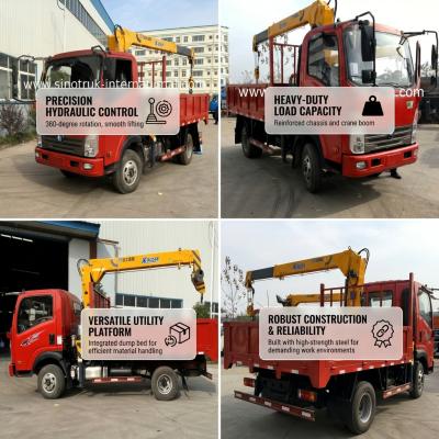 China Mechanical Engineering Truck Mounted Mobile Crane / Truck Mounted Lifting Equipment for sale