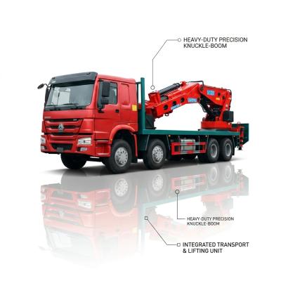 China Hydraulic Truck Mounted Crane 25 Tons XCMG , Hydraulic Knuckle Boom Crane for sale