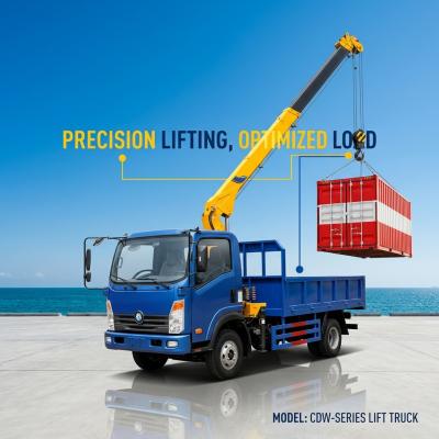 China Professional Pipeline Transportation Truck Mounted Crane 4×2 Drive Type for sale
