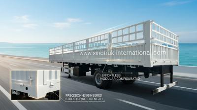 China Carbon Steel Utility Semi Trailers 30-60 Tons For Special Goods Transportation for sale