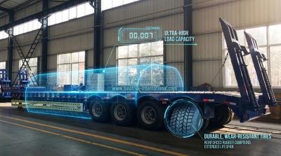 China Special Transport Semi Trailer Truck 80 Ton 70 Ton 60 Ton 50 Ton Long Life for sale