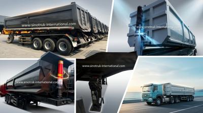 China Heavy Equipment Semi Trailer Truck Storage Boxes Hydraulic High Efficiency for sale