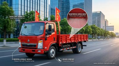 China Multi - Functional 85HP Diesel Engine Euro 2 Light Duty Commercial Trucks for sale