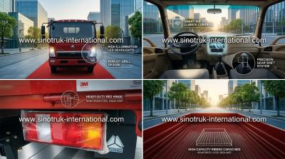 China Light Duty Trucks SINOTRUK HOWO 5 Tons Light Truck for Logistics ZZ1047C2813C145 for sale