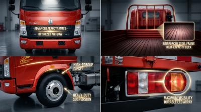 China SINOTRUK HOWO 5 Tons Light Duty Trucks For Vegetable Transportation for sale