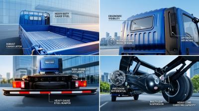 China Construction Business Light Duty Cargo Truck 8 Tons / Light Duty Vehicle for sale