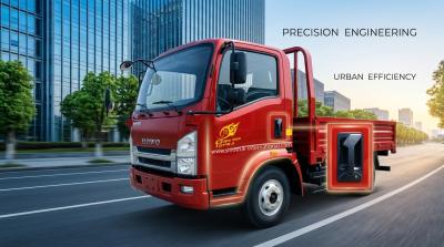 China Red Light Duty Trucks SINOTRUK HOWO 4.5 Tons With 490Xichai Engine for sale