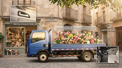 China 4 Tons HOWO SINOTRUK Light Duty Box Trucks ZZ1047C3414C1R45 for sale