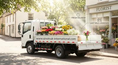 China HOWO Light Duty Trucks 3-5 Tons , Construction Site Trucks ZZ1047D3414C145 for sale
