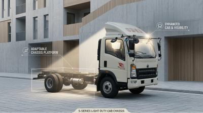 China Construction Business Light Duty Commercial Trucks Hydraulically Operating for sale