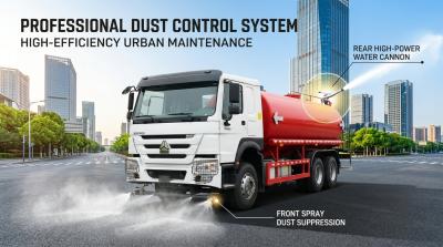 China HOWO SINOTRUK Water Tank Truck 380HP With High Pressure Flush Function 6×4 for sale