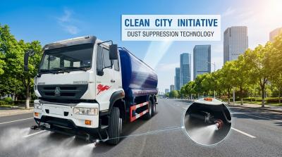 China High Pressure Water Tank Truck With Pneumatic Control / Manual Control System for sale