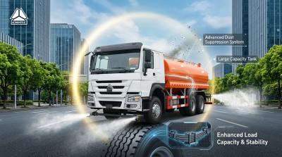 China Sinotruk Howo Lhd 6x4 Sprinkling Truck 371hp for sale