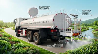 China High Performance 18CBM Water Tank Truck For Emergency Firefighting for sale