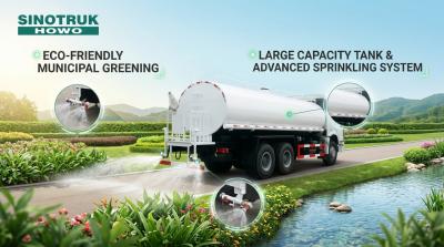 China SINOTRUK  HOWO Potable Water Tanker Trucks LHD 6X4 18CBM For Pesticide Spraying for sale