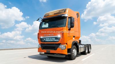 China SINOTRUK HOWO T7H MAN Engine Tractor Truck 6X4 Euro 3 / 4 440 HP ZZ4257V324HD1B for sale