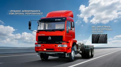 China Compact Structure Tractor Trailer Truck 6X4 Euro2 290HP ZZ4251M3241W for sale