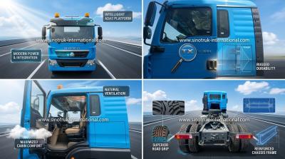 China 371HP SINOTRUK HOWO 6x4 Tractor Truck LHD Type for sale