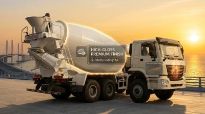 China Diesel Engine Concrete Mixer Truck 10CBM Capacity Ready Mix Concrete Trailer for sale