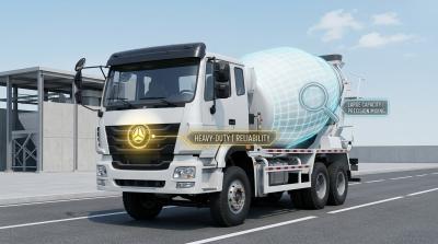 China High Efficiency Hydraulic Pump Cement Mixer Truck For Construction Site for sale