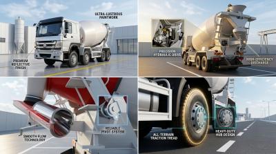 China SINOTRUK HOWO Concrete Mixer Truck 16CBM 371HP 8X4 LHD ZZ1317N3667A for sale