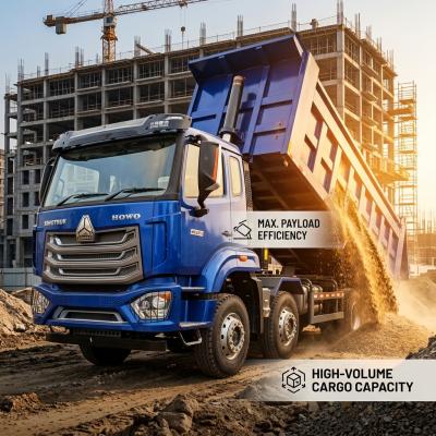 China HW19710 Transmission HOWO NX Dump Truck For Mining And Construction Work for sale