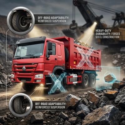 China RED SINOTRUK HOWO 371HP 6x4 TIPPER DUMP TRUCK LHD for sale