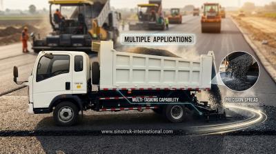 China Light Duty HOWO 4X2 Dump Truck 6 Wheels 116HP for sale