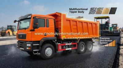 China HOWO RHD Large Capacity Tipper Dump Truck For Construction 30 - 40 Tons for sale