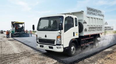 China 116HP HOWO 4X2 Light Duty Dump Truck RHD Right hand drive for sale