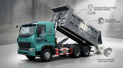 China HOWO A7 Construction Dump Tipper Truck , Heavy Dump Truck ZZ3257M3847N1 for sale