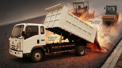 China 4×2 Rhd 8 Tons Dumper Tipper Truck 116hp For Mining Using for sale
