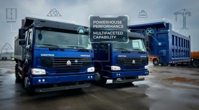China 10 Wheels Tipper Dump Truck High Loading Capacity WD615.47 371HP Engine for sale