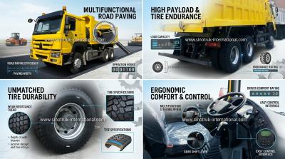 China Construction Mining Using 290HP LHD 6x4 Dump Truck SINOTRUK HOWO for sale