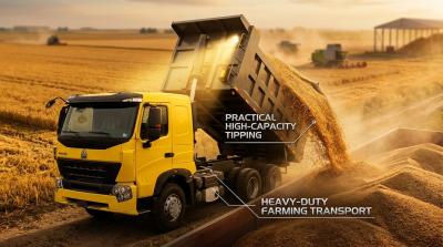 China Construction Industry Tipper Dump Truck 30 - 40 Tons Sinotruk Howo Dump Truck for sale