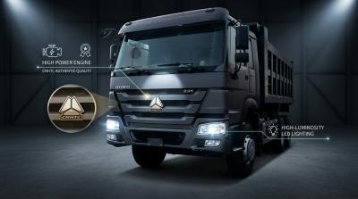 China Automatic Sinotruk Howo Dump Truck , Commercial 10 Wheeler Dump Truck for sale