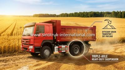 China High Capacity Coal Mining Dump Trucks Euro II 25000 Kg Electrical Control Glass Mirror for sale