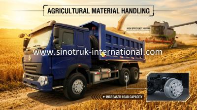 China SINOTRUK HOWO Mining Commercial Dump Truck  6X4 LHD 371HP 25-40 Tons for sale