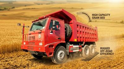 China High Load Capacity SINOTRUK Coal Mine Dump Trucks 70 Tons With SGS for sale