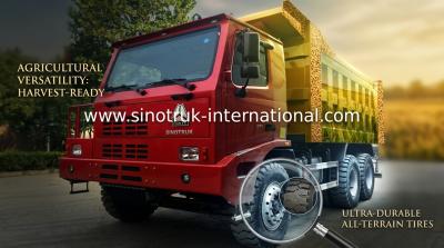 China Colored SINOTRUK HOWO 6x4 Dump Truck / HOWO Tipper Truck For Mining for sale