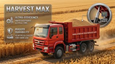 China Tipper  Dump Truck SINOTRUK Golden Prince 6X4 336HP LHD 25tons ZZ3251N3641W for sale