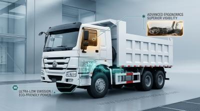 China SINOTRUK HOWO Tipper Dump Truck 6X4 371HP LHD 25tons 10-25CBM  ZZ3257N3847A for sale