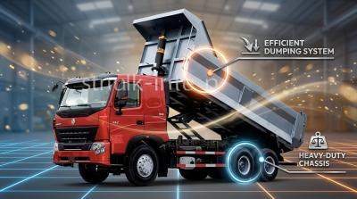 China Tipper Dump Truck SINOTRUK HOWO A7 371HP for Construction ZZ3257N3847N1 for sale